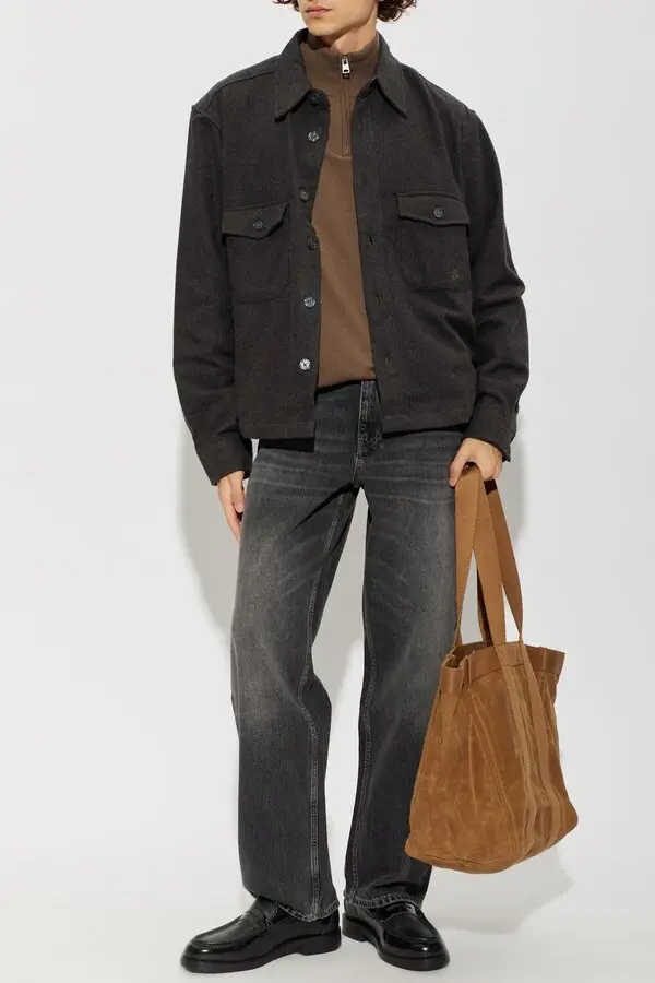 ALLSAINTS Cotton ‘haiku’ Shirt With Pockets