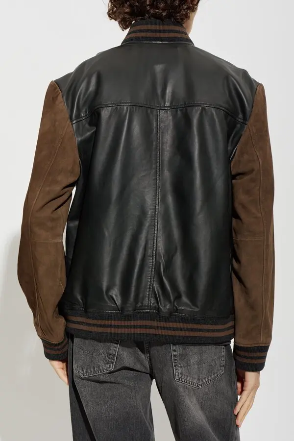 ALLSAINTS Blanco’ Leather Bomber Jacket