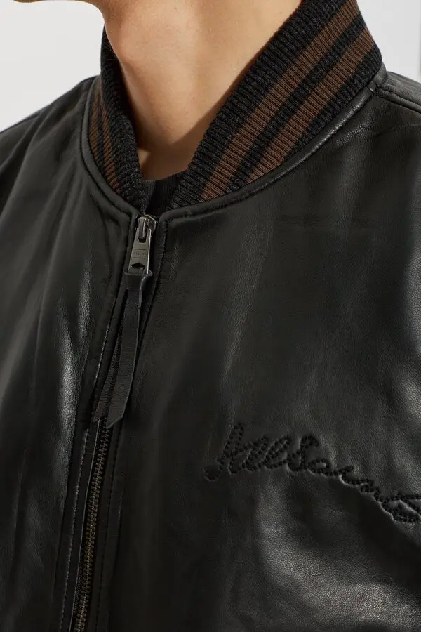 ALLSAINTS Blanco’ Leather Bomber Jacket