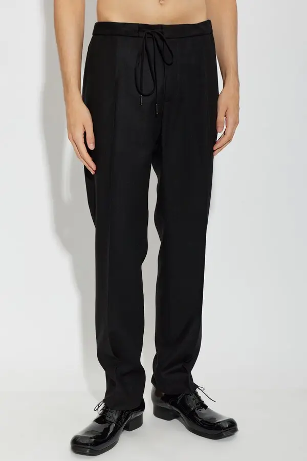 MAISON MARGIELA Wool Pleated Trousers