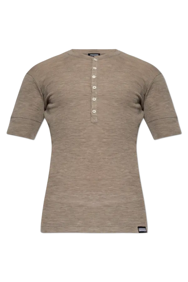 Dsquared2 Woolen Underwear T-shirt - Brown
