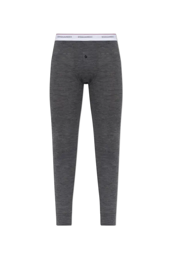 Dsquared2 Wool Pajama Bottoms - Grey