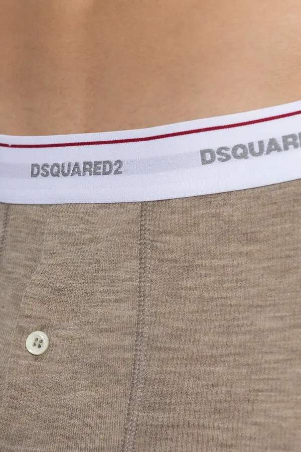 Dsquared2 Wool Boxers With Logo