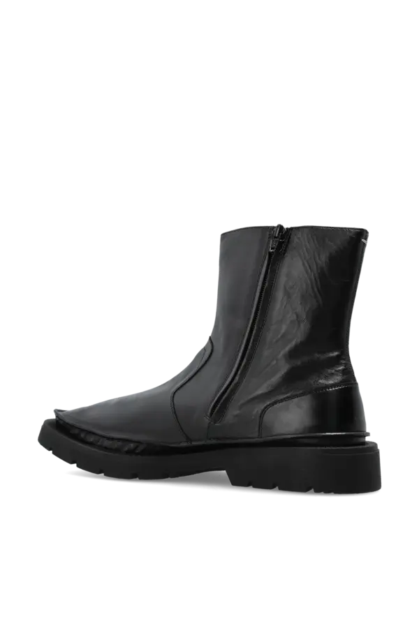 MAISON MARGIELA Leather Ankle Boots