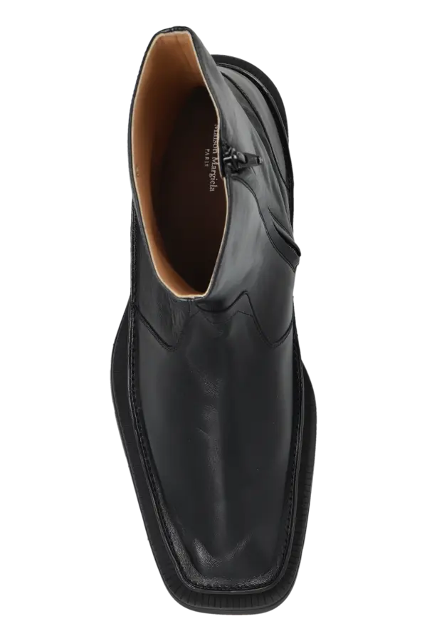 MAISON MARGIELA Leather Ankle Boots