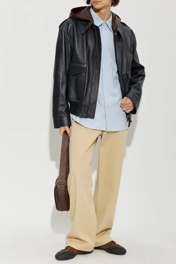 Loewe Shirt With Embroidered Logo