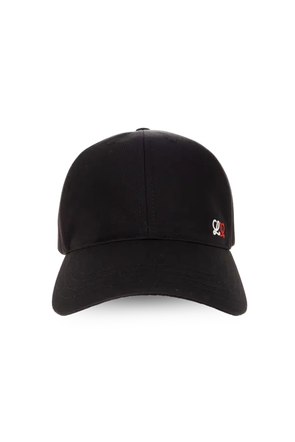 Loewe Cap With Logo - Black