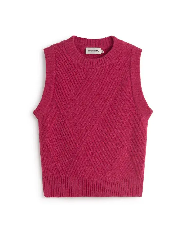 THINKING MU Wool Kaia Vest