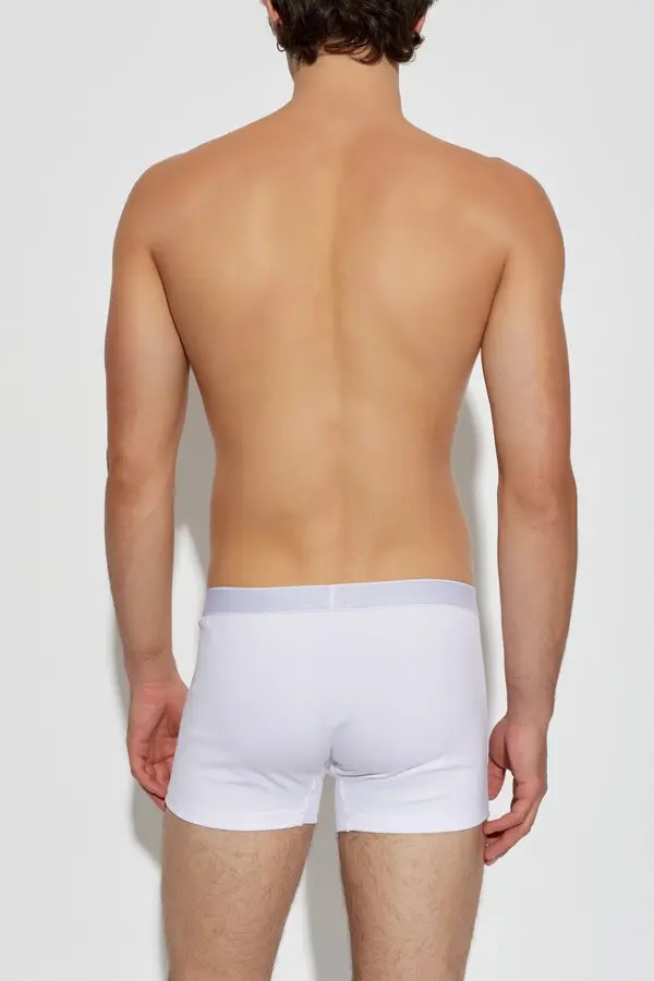 MAISON MARGIELA Boxers With Logo - White