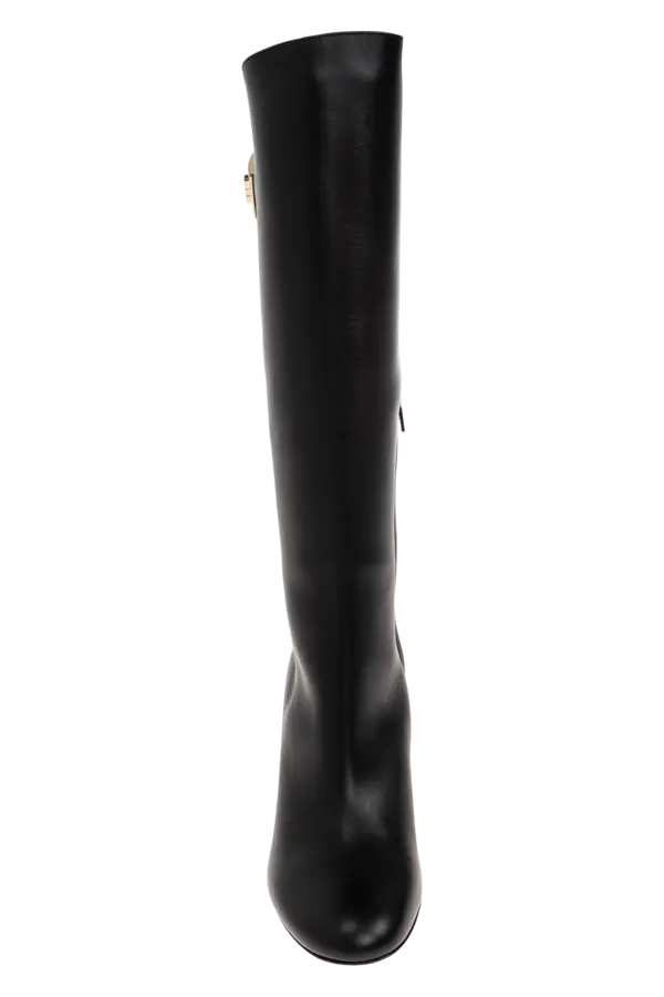 FERRAGAMO Elli" Leather Heeled Boots