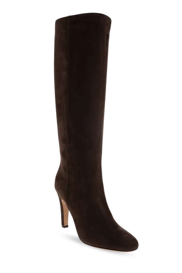 FERRAGAMO Suede Heeled Boots 'nylu