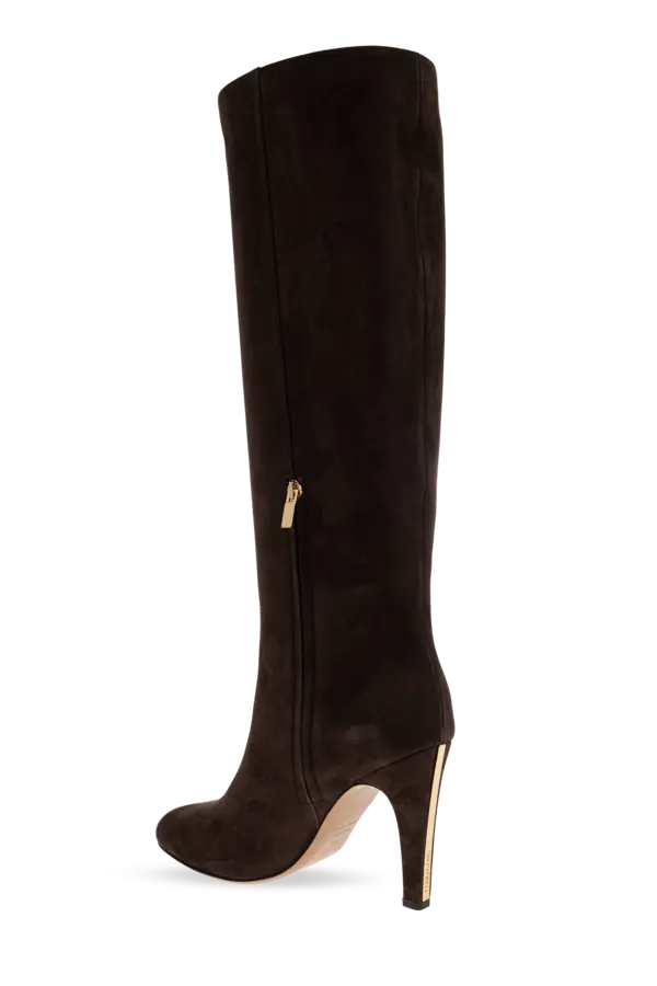 FERRAGAMO Suede Heeled Boots 'nylu