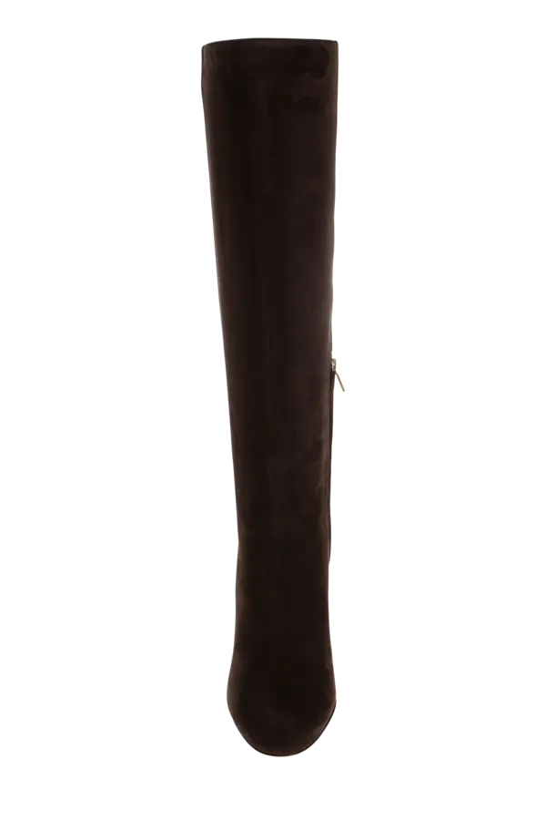 FERRAGAMO Suede Heeled Boots 'nylu