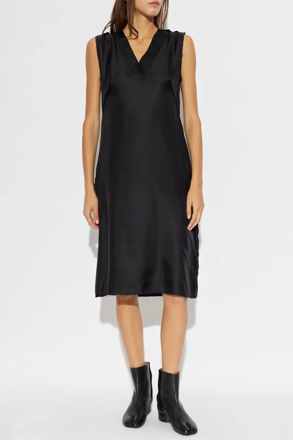 MAISON MARGIELA Sleeveless Silk Dress