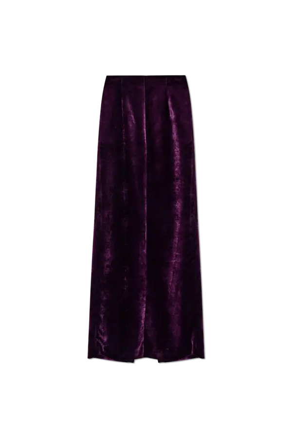 MAISON MARGIELA Velvet Skirt - Purple