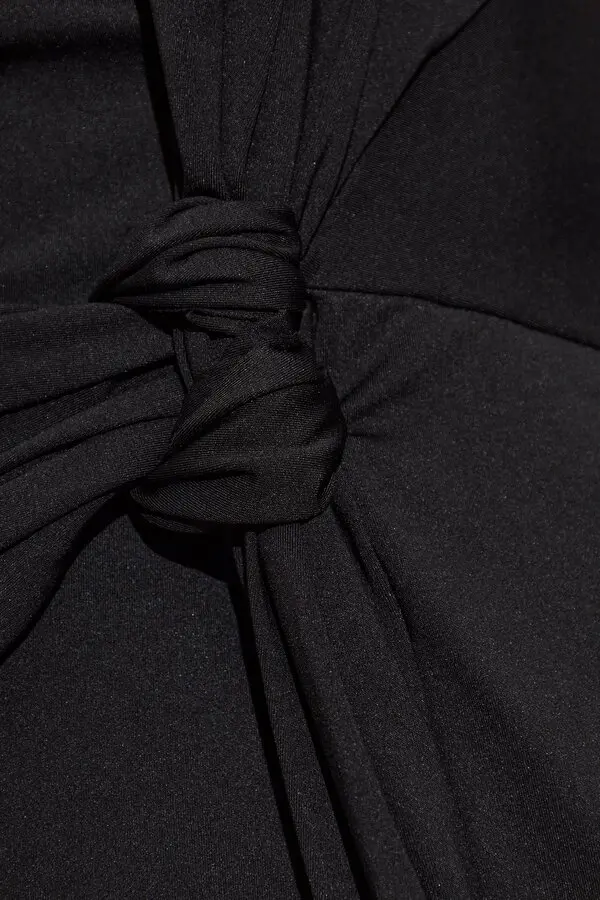 Victoria Beckham Asymmetrical Dress With A Turtleneck