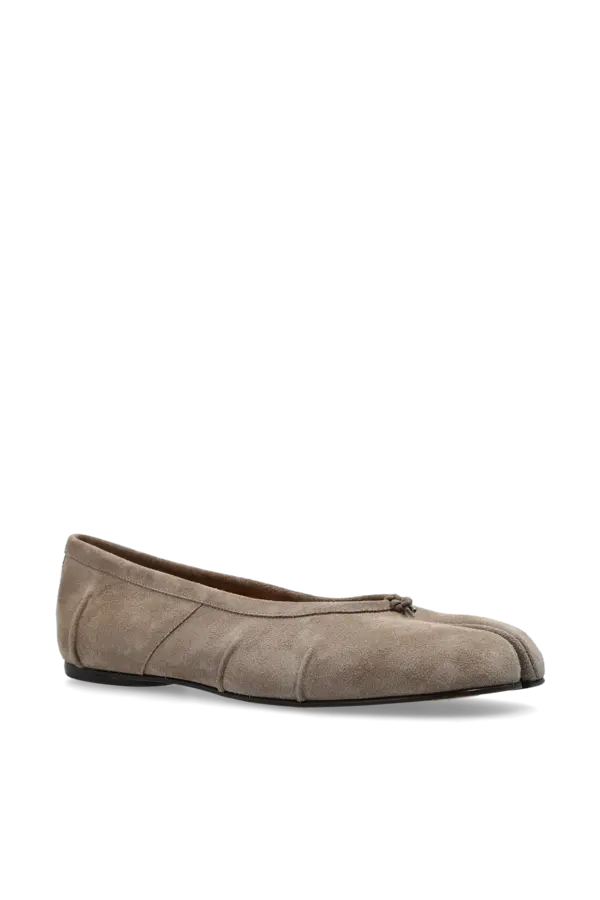 MAISON MARGIELA Suede Ballet Flats With 'tabi' Cut-out