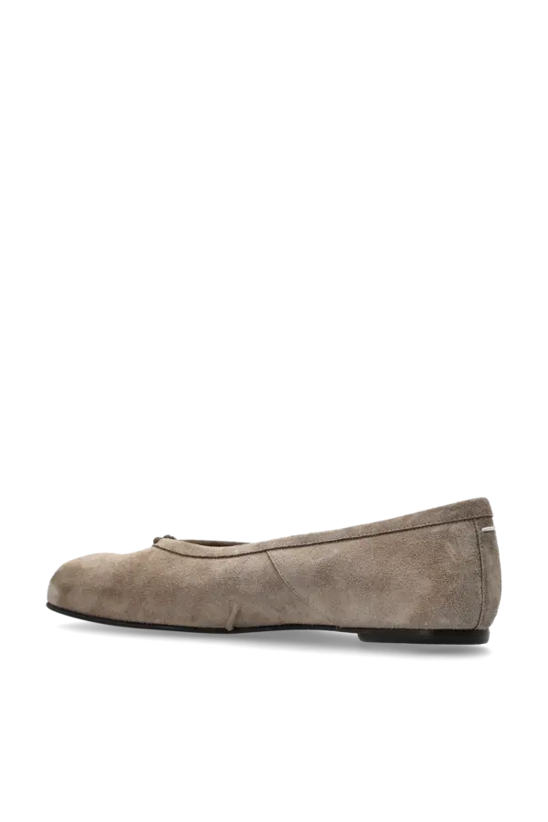 MAISON MARGIELA Suede Ballet Flats With 'tabi' Cut-out