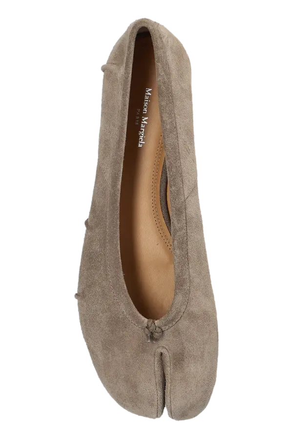 MAISON MARGIELA Suede Ballet Flats With 'tabi' Cut-out