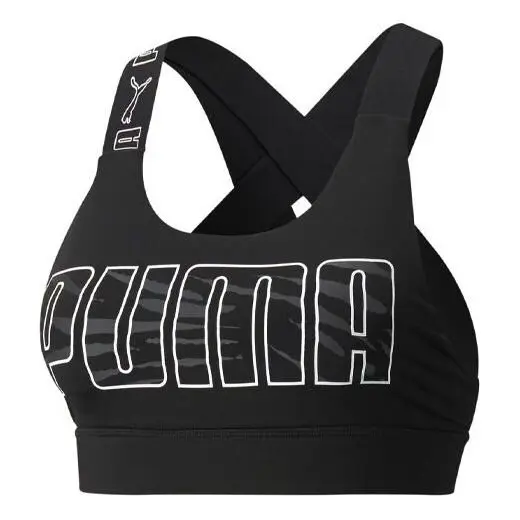 PUMA Mid Impact Feel It Training Bra 'black