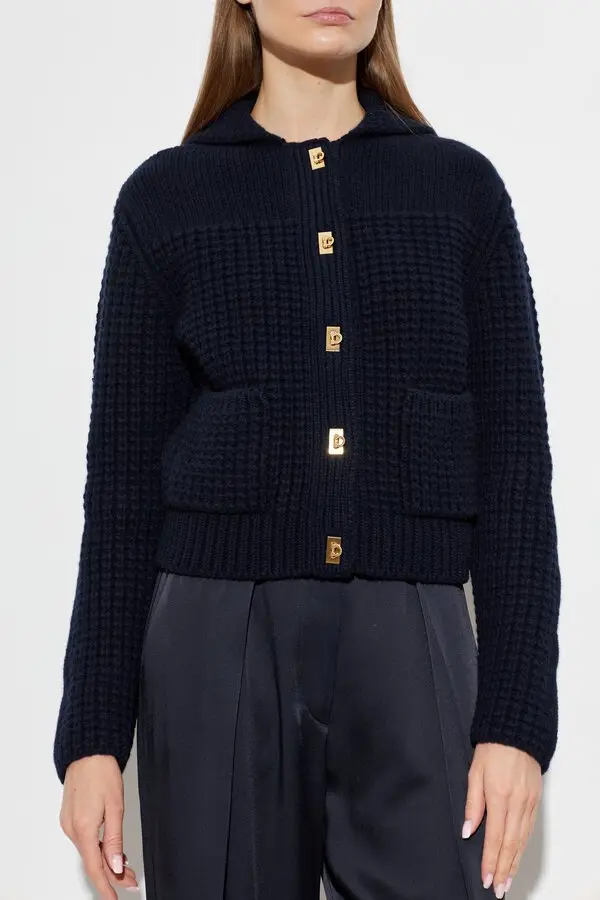 FERRAGAMO Wool Cardigan With Pockets