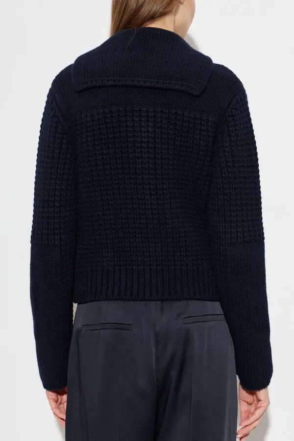 FERRAGAMO Wool Cardigan With Pockets