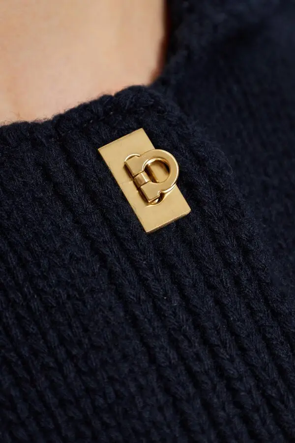 FERRAGAMO Wool Cardigan With Pockets