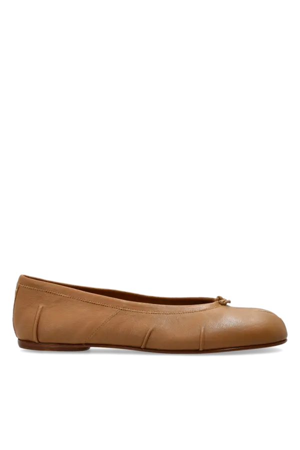 MAISON MARGIELA Ballet Flats With 'tabi' Cutout - Brown