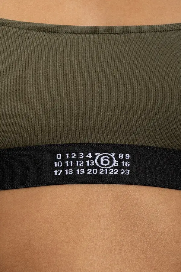 MAISON MARGIELA Logo Bra