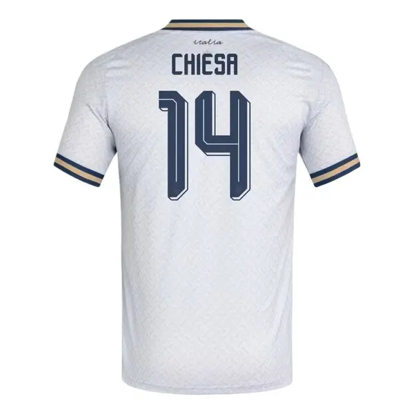 Adidas Italy 26 Away Chiesa Jersey Asia Sizing - Aeroblue