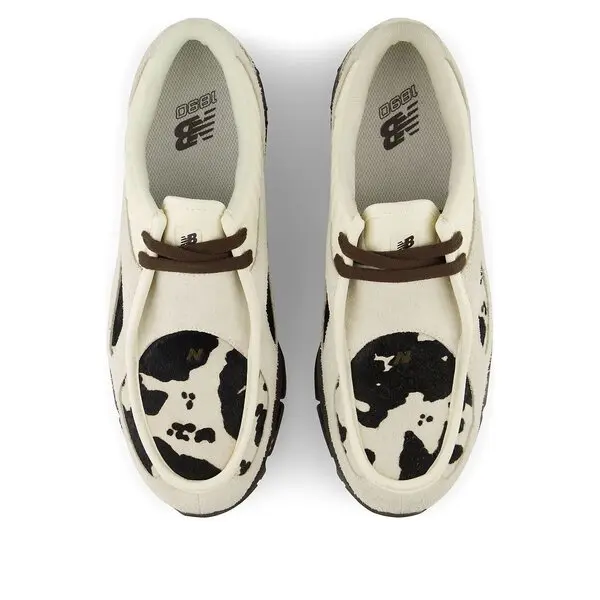 NEW BALANCE 1890a Cowprint Sneakers - Beige/black