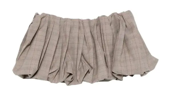 Miu Miu Principe Di Galles Gonna Skirt - Tabacco