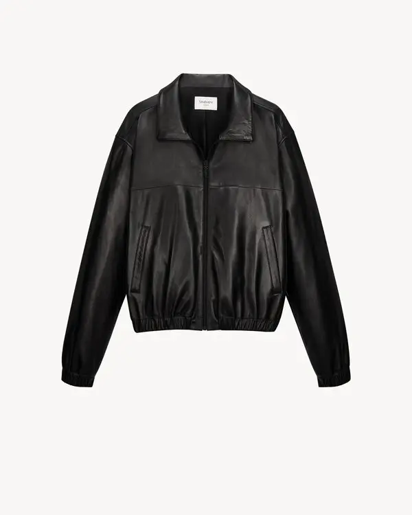 Saint Laurent Cassandre Jacket In Lambskin