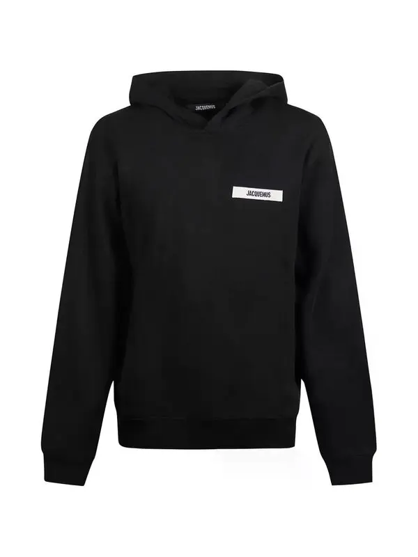 Jacquemus Gros Grain Hoodie - Black