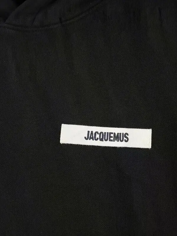 Jacquemus Gros Grain Hoodie - Black