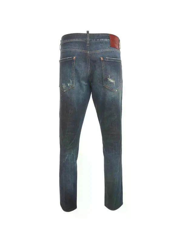 Dsquared2 Distressed Straight-fit Jeans