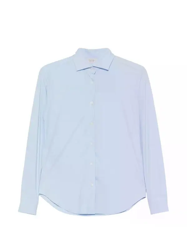 MAZZARELLI Long-sleeve Button-down Shirt - Blue