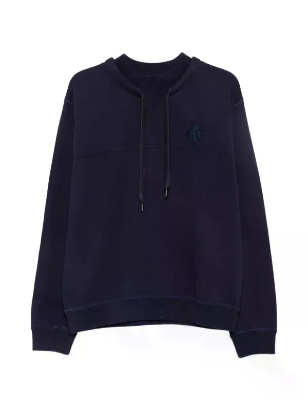 MARANT Logo-embroidered Drawstring Sweater