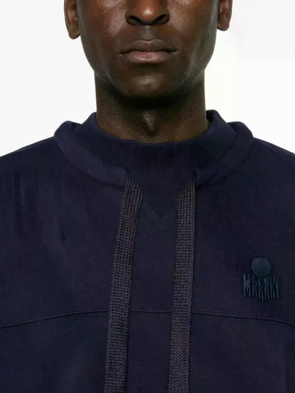 MARANT Logo-embroidered Drawstring Sweater