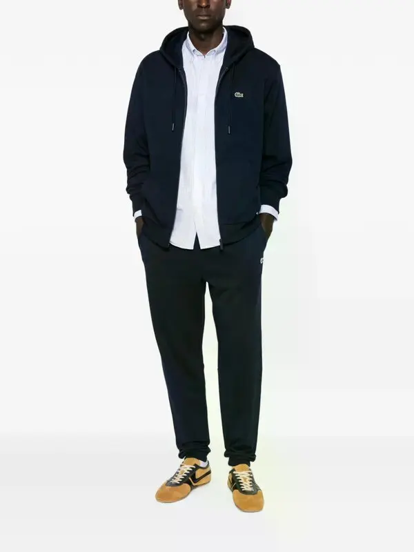 Lacoste Logo-patch Zip-up Hoodie