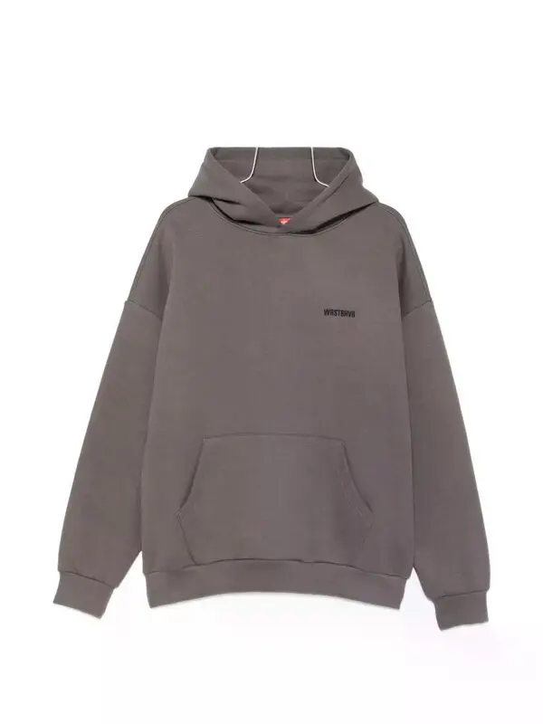 WRSTBHVR Logo-print Hoodie - Grey