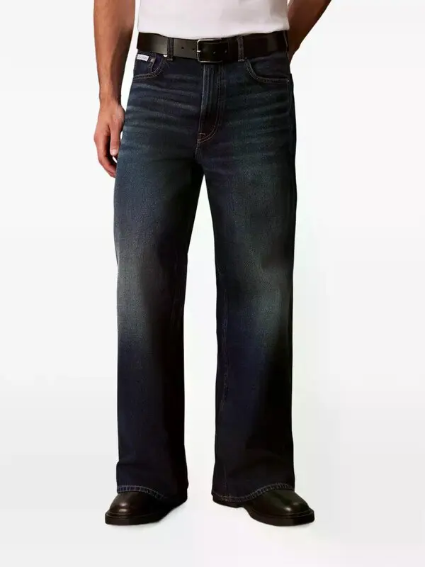 Calvin Klein Faded Whiskered Jeans