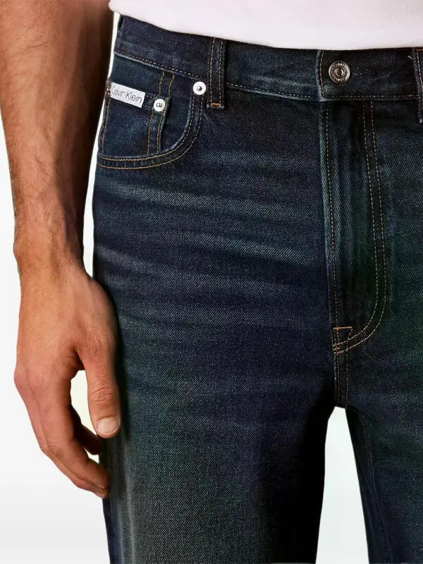 Calvin Klein Faded Whiskered Jeans