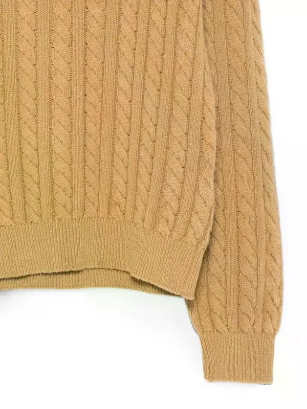 A.p.c. Cable-knit Crew-neck Sweater