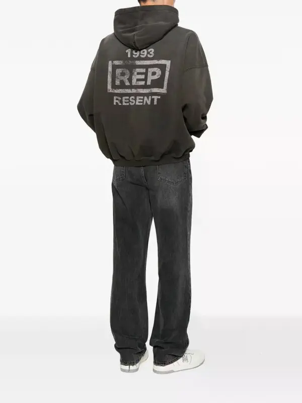 REPRESENT Logo-print Hoodie