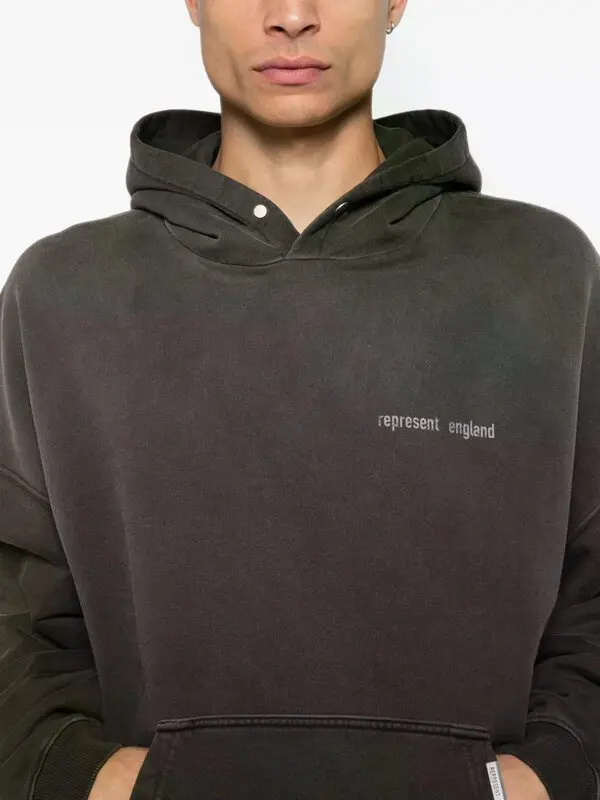 REPRESENT Logo-print Hoodie