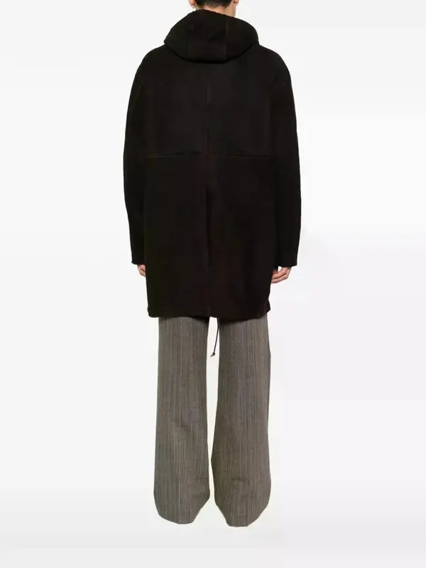 GIORGIO BRATO Hooded Shearling Jacket