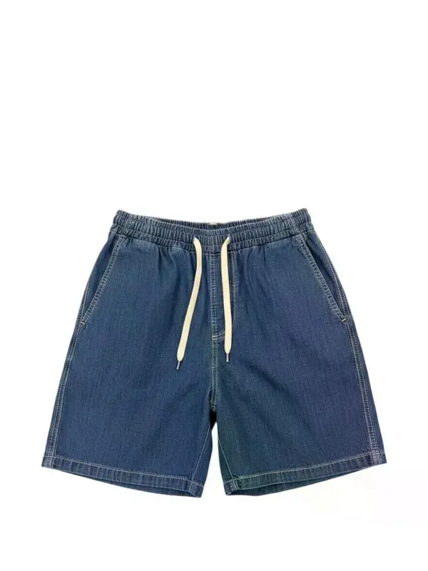 Liu Jo Drawstring Denim Shorts - Blue