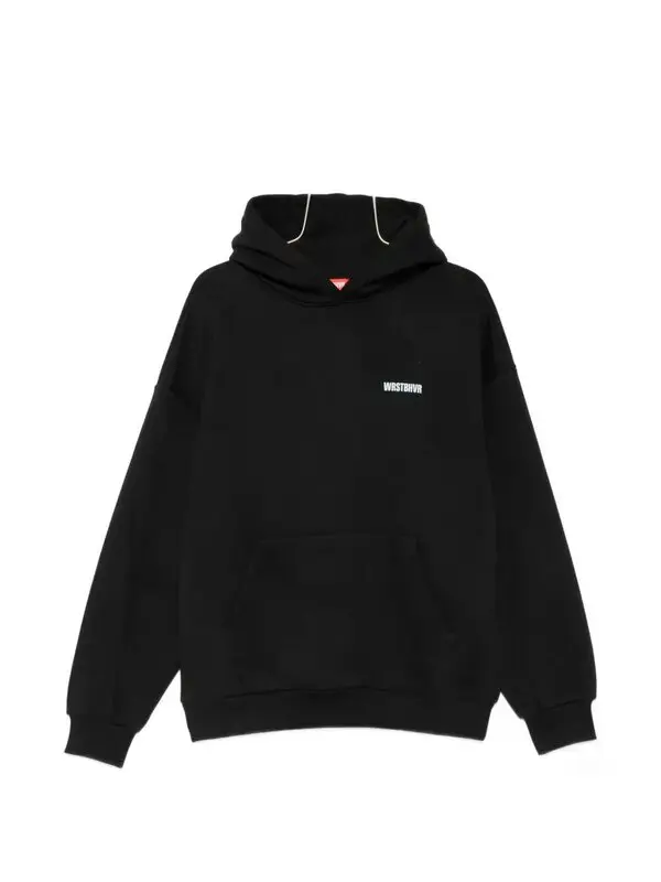WRSTBHVR Logo-print Cotton-jersey Hoodie