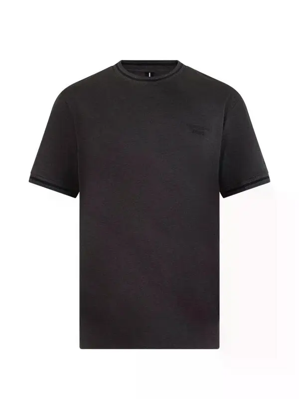 BOSS X Porsche Logo-embroidered T-shirt - Grey